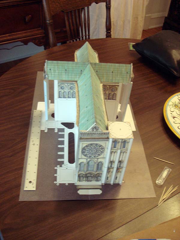 Paper model of Chartres Cathedral – IT’S DONE! | Aleph Naught & the ...