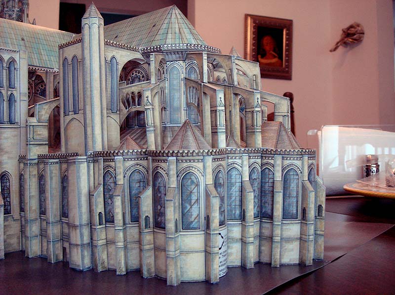 Paper model of Chartres Cathedral – IT’S DONE! | Aleph Naught & the ...