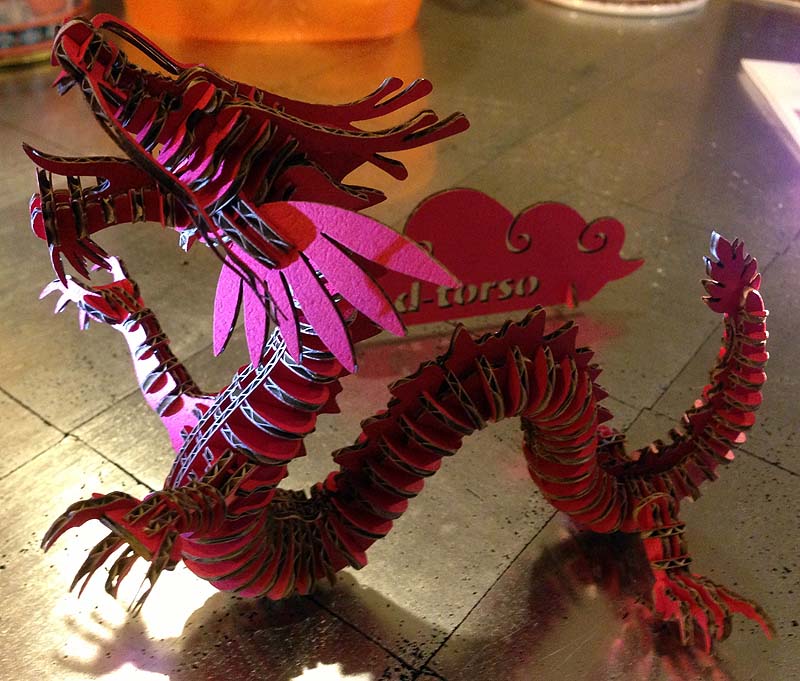 Cardboard dragon kit assembly from d-torso (pictures) | Aleph Naught ...